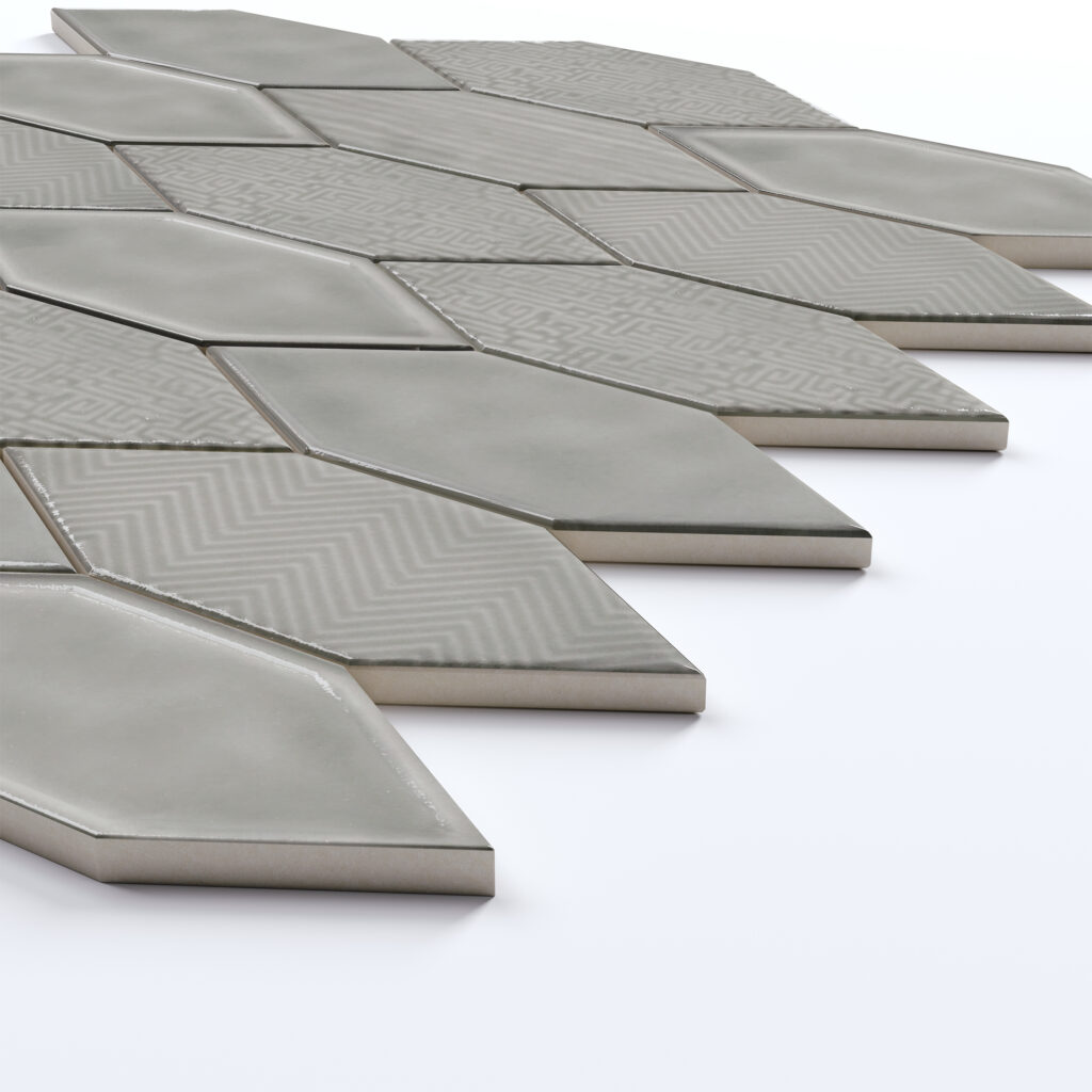 Ceramic Picket Mosaics - Lint Tile