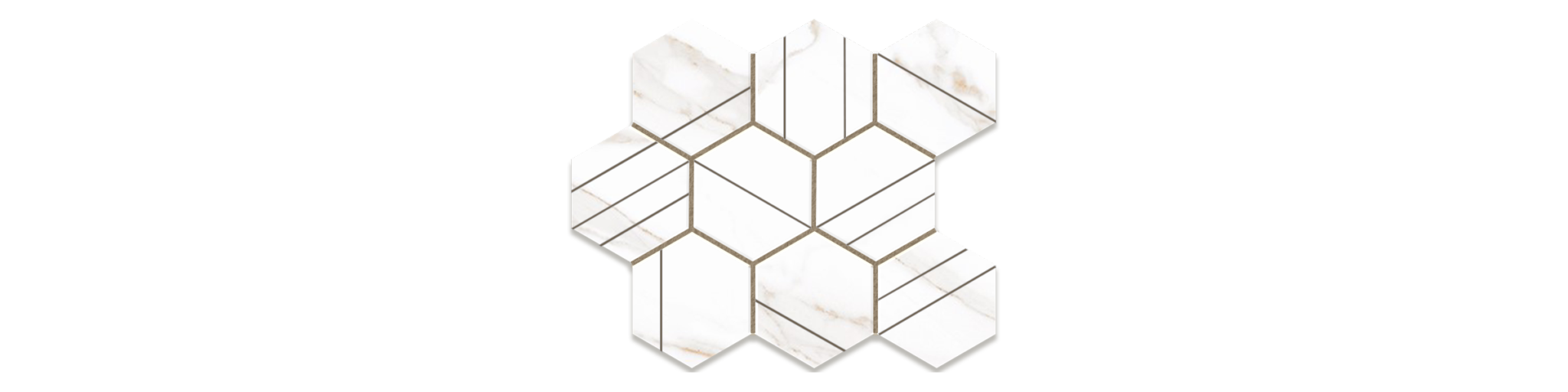 Sherron Matte and Polished Porcelain Interprets Silver and Gold Marble ...