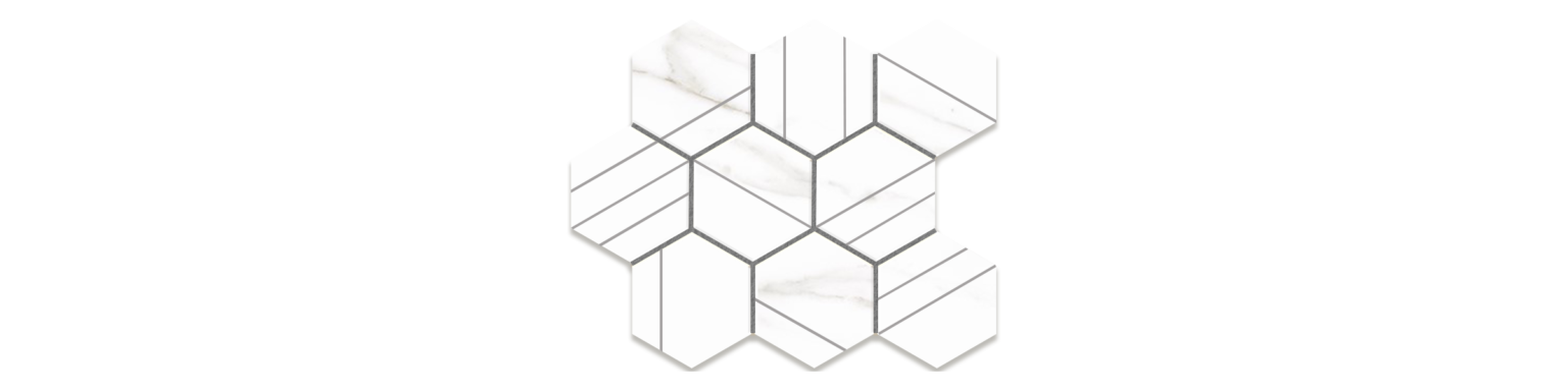 Sherron Matte and Polished Porcelain Interprets Silver and Gold Marble ...