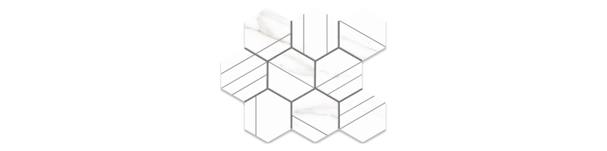 Sherron Matte and Polished Porcelain Interprets Silver and Gold Marble ...